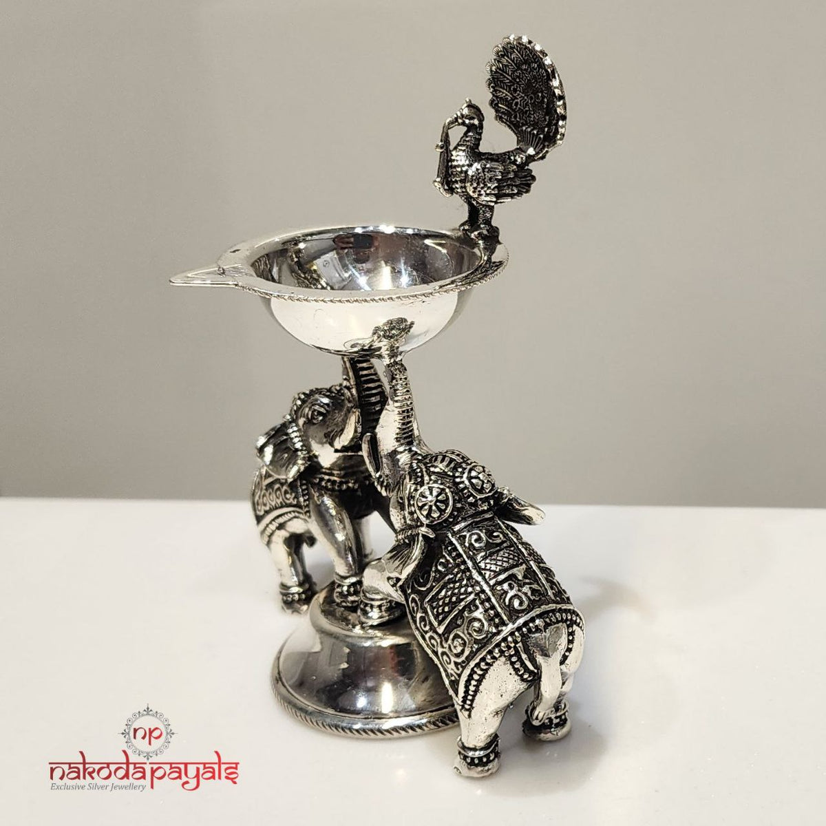 Elephant Deepam Single (Aa0368) – Nakoda Payals