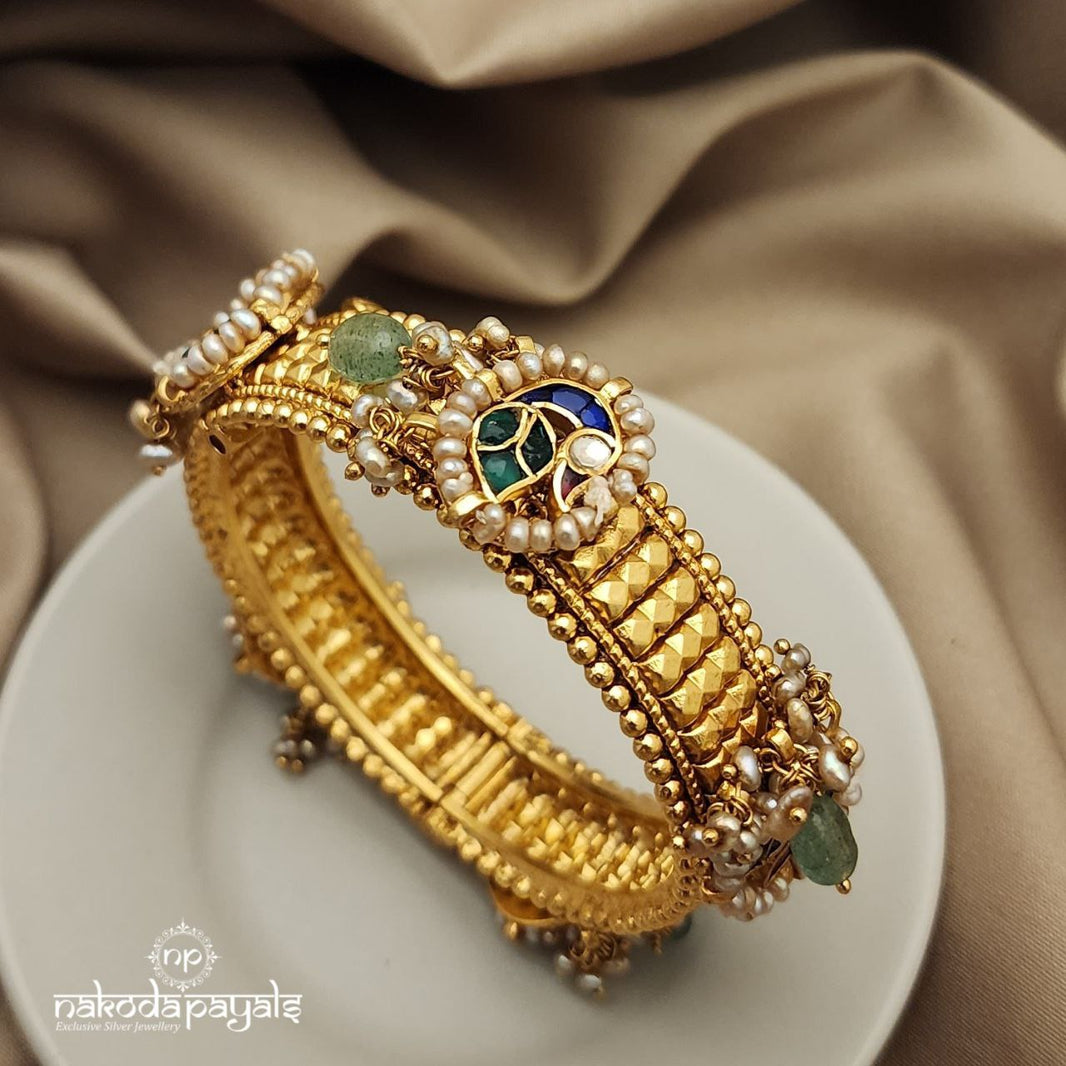 Silver Gold Plated Bangles / kadas – Nakoda Payals