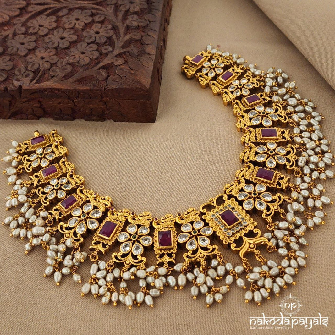 Silver Gold Plated Necklaces – Page 6 – Nakoda Payals