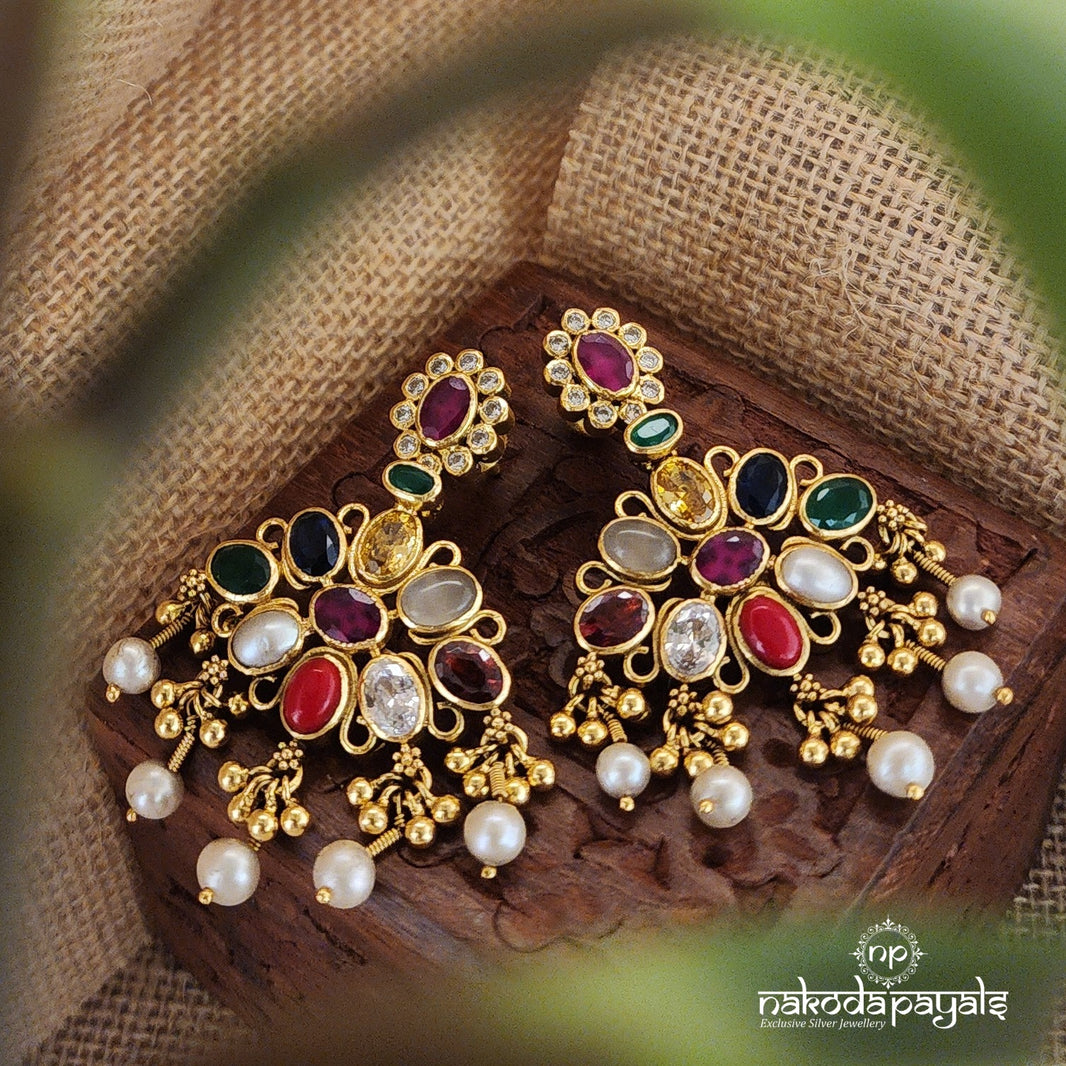 Silver Gold Plated Earrings – Page 4 – Nakoda Payals