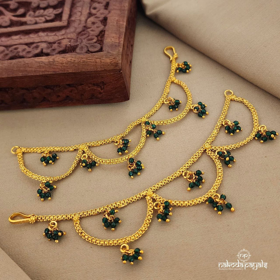 Silver Gold Plated Maang Tikka / Maati – Nakoda Payals