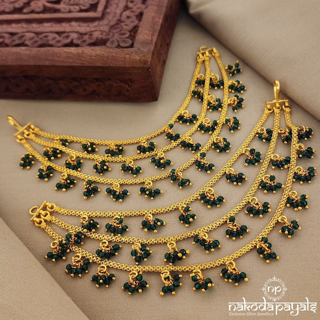 Silver Gold Plated Maang Tikka / Maati – Nakoda Payals