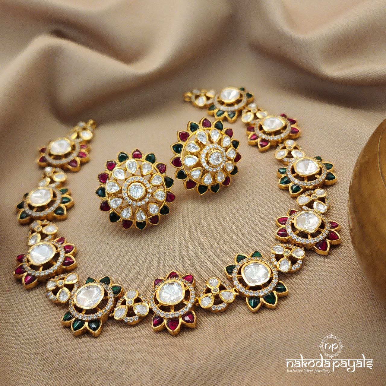 Silver Gold Plated Necklaces – Page 7 – Nakoda Payals