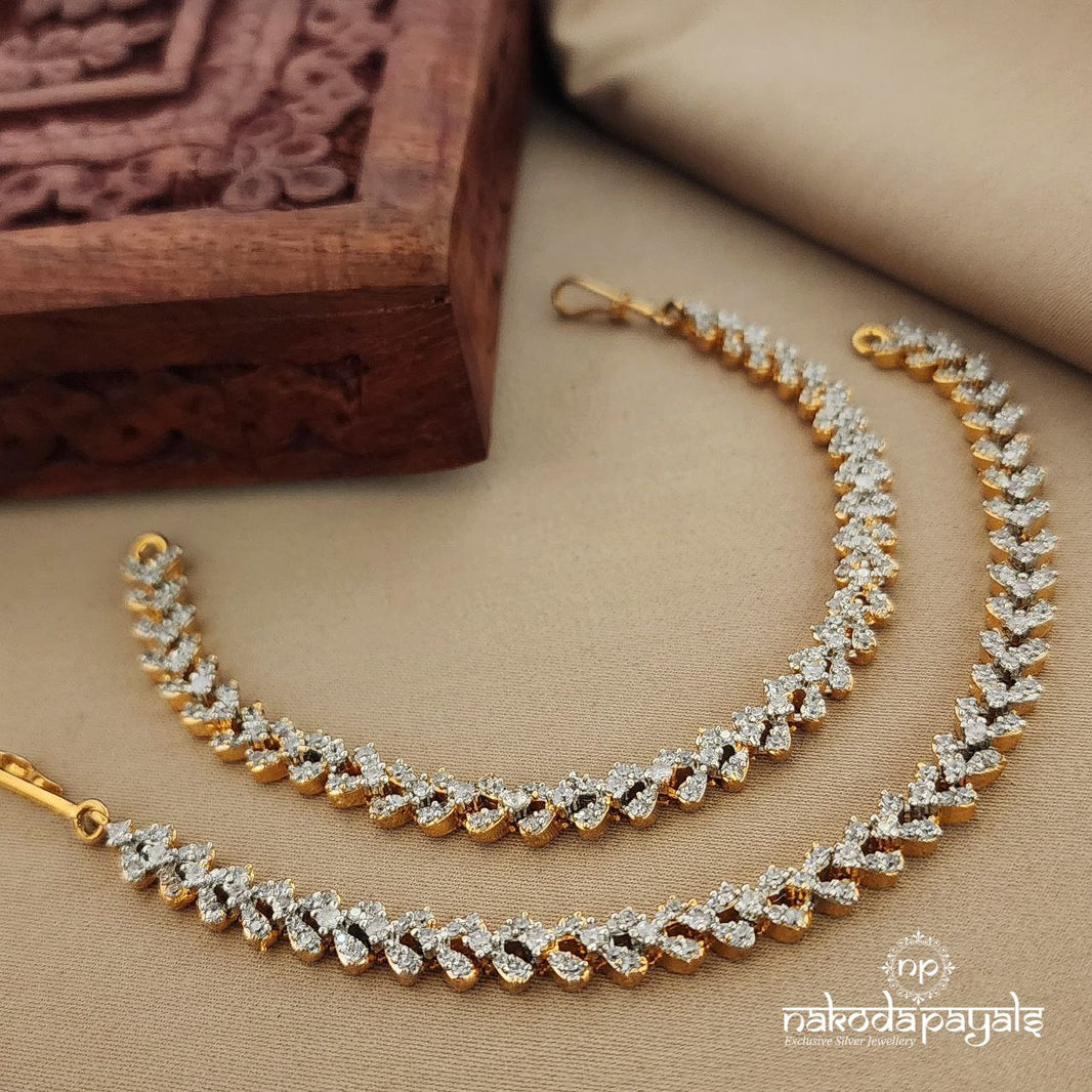 Silver Gold Plated Maang Tikka / Maati – Nakoda Payals
