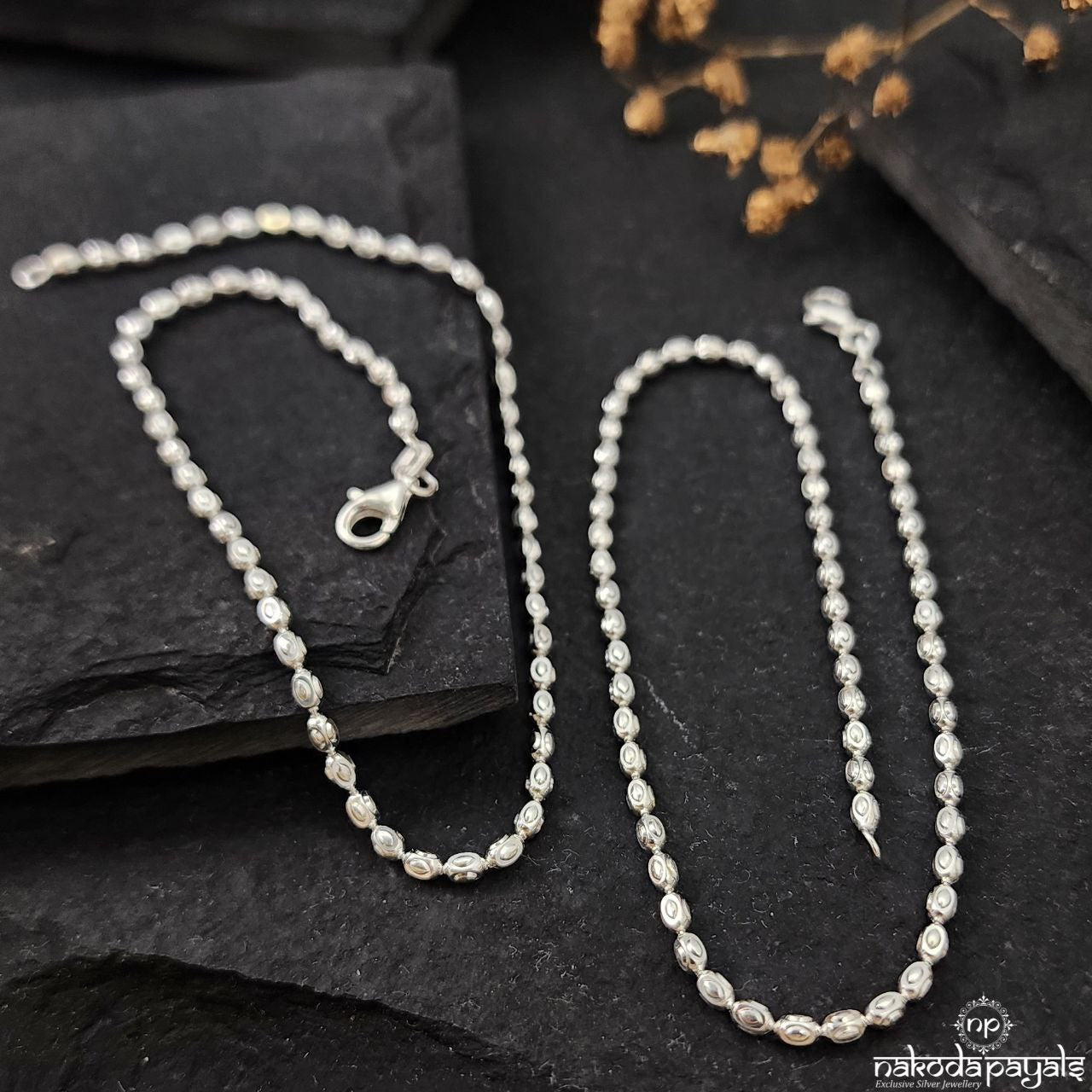Ball Linked Anklets (A6137) – Nakoda Payals